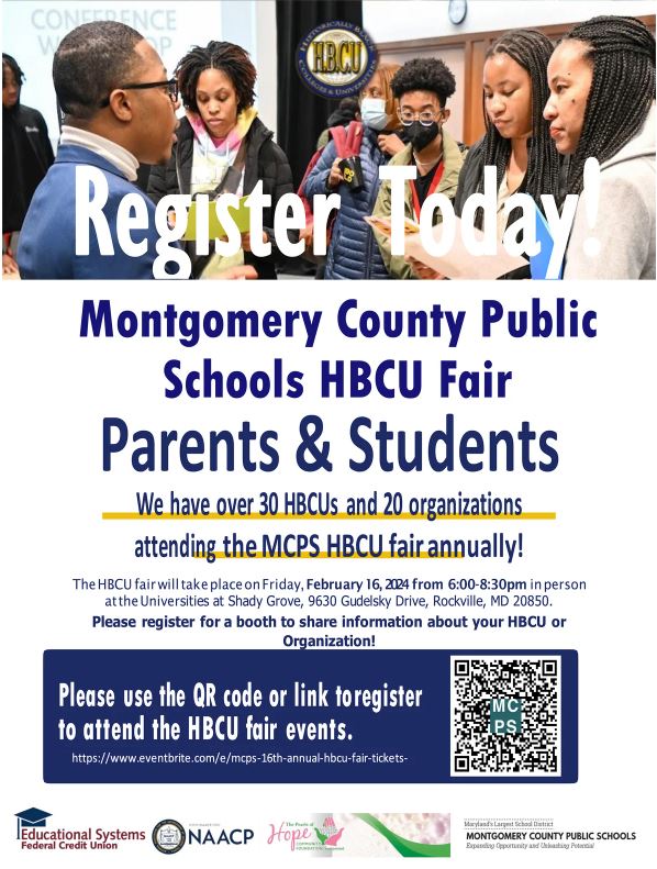 16TH Annual MCPS Historically Black Colleges & Universities (HBCU ...