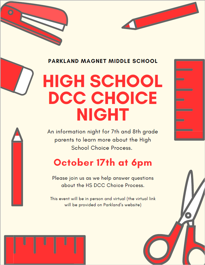 DCC High School Choice Night | Parkland MS