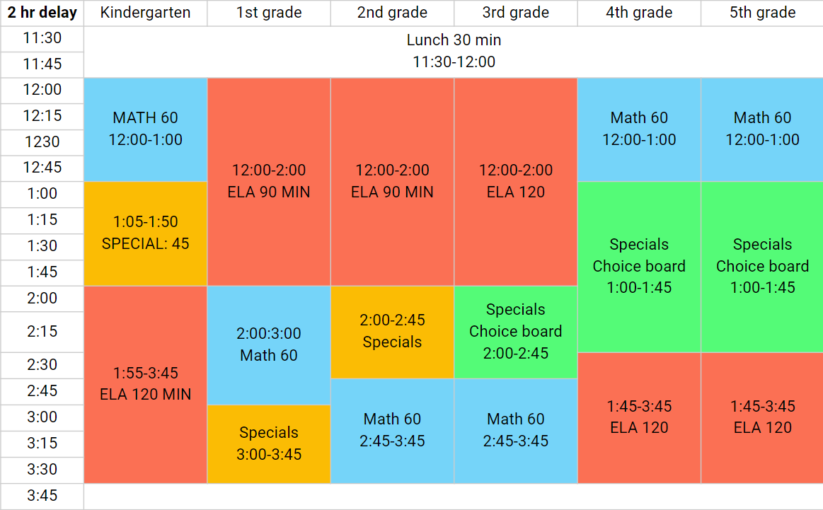 FY23 Virtual Schedule | Harmony Hills ES
