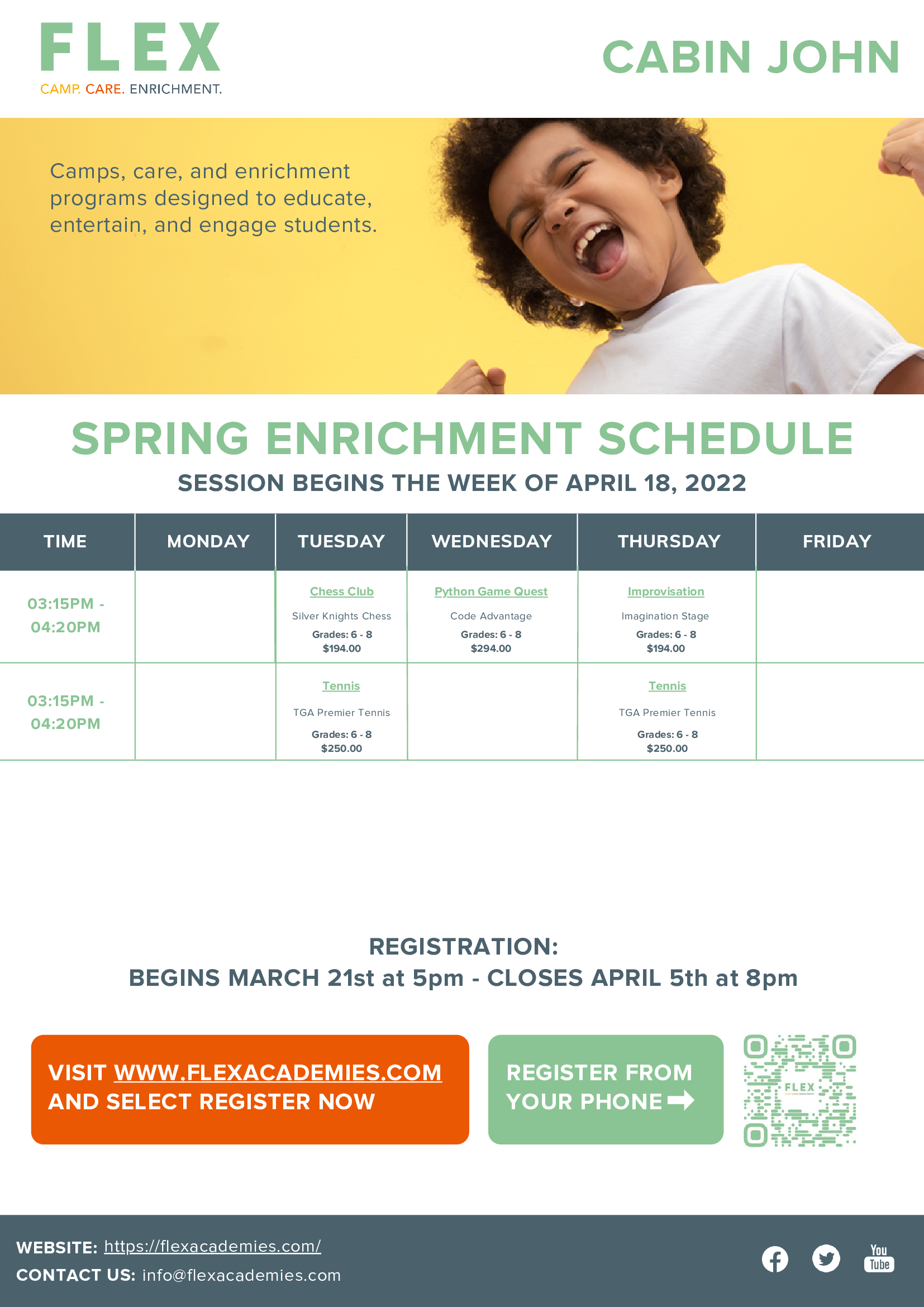 Flex Spring | Cabin John MS