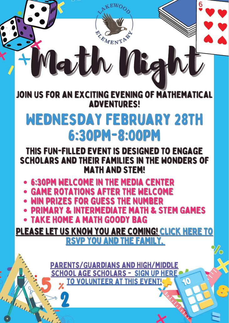 Mathematical Adventures and STEM Night | Lakewood ES