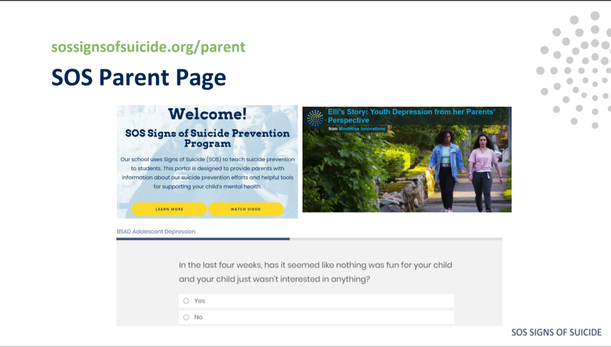 SOS Parent | Cabin John MS