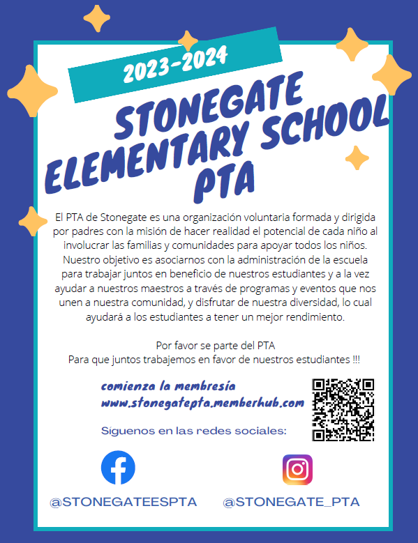 Join the PTA | Stonegate ES
