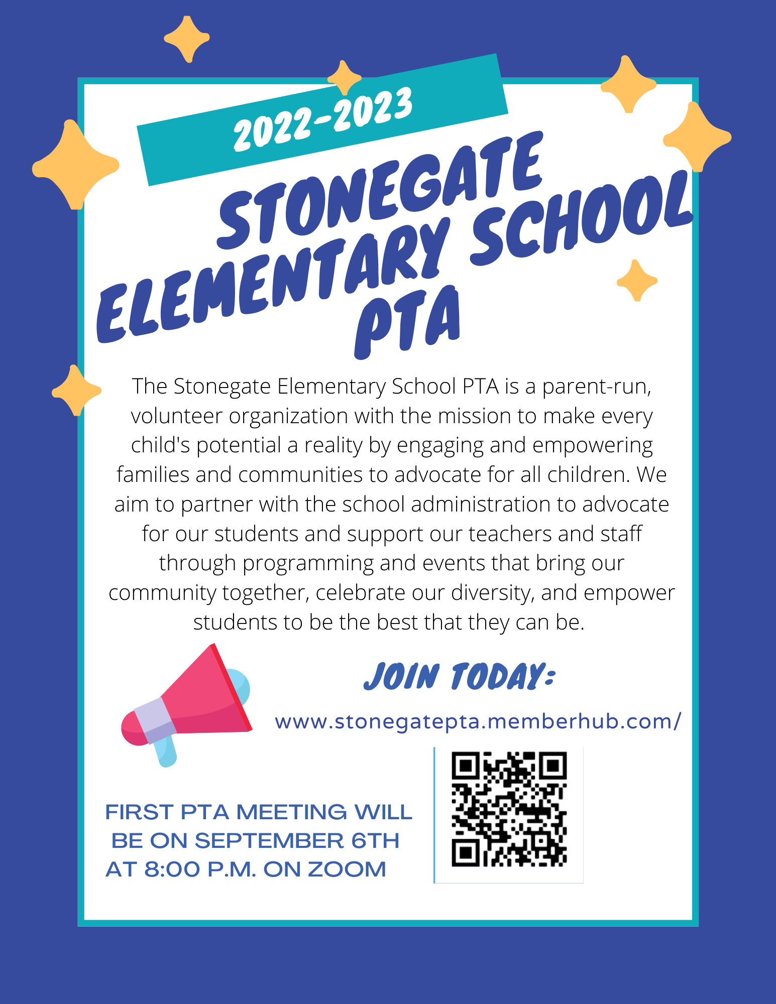 Join the PTA | Stonegate ES